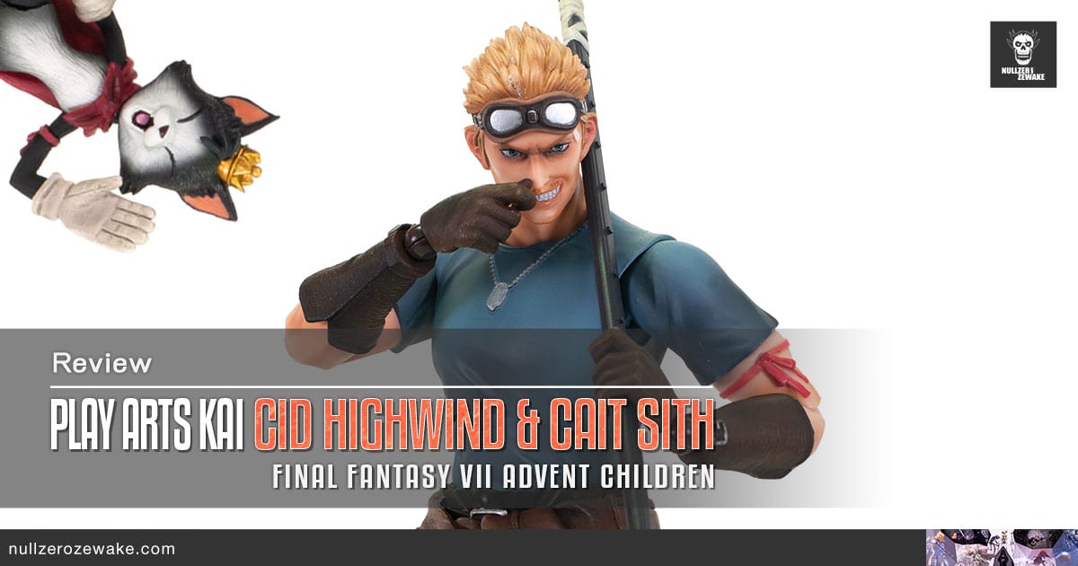 REVIEW PLAY ARTS KAI Cid Highwind & Cait Sith Final Fantasy VII Advent ...
