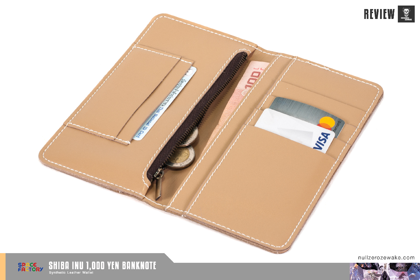 Review Shiba Inu 1,000 YEN Banknote Synthetic Leather Wallet