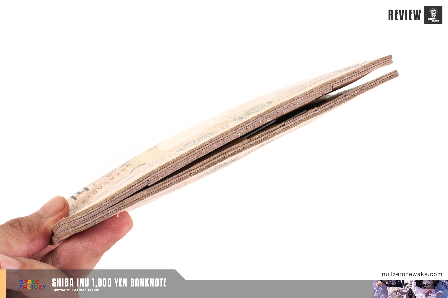 Review Shiba Inu 1,000 YEN Banknote Synthetic Leather Wallet